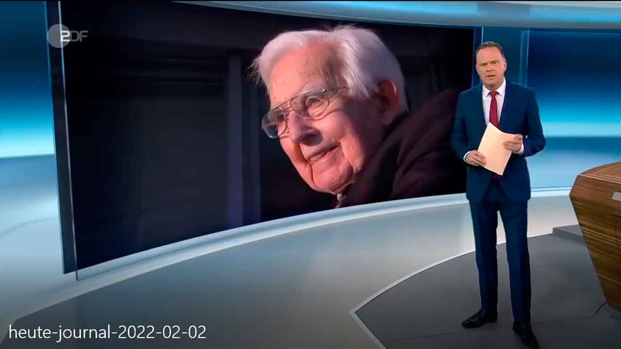 Hans-Erdmann Schönbeck und Tim Pröse im ZDF heute journal | Tim Pröse